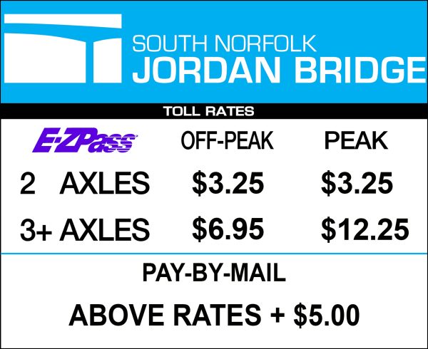 Tolling – South Norfolk Jordan Bridge